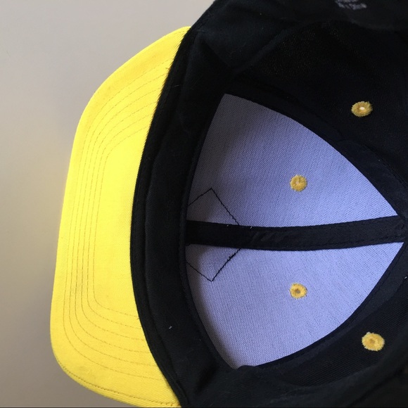 Neff | Accessories | Neff Snapback Yellow And Black Baseball Hat Cap ...
